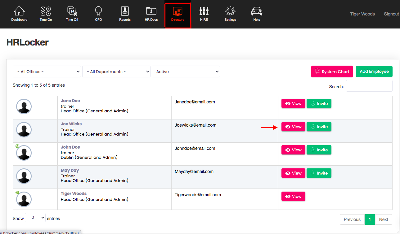 How to edit an annual leave