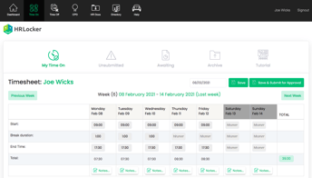 How to fill in timesheets to accrue TOIL