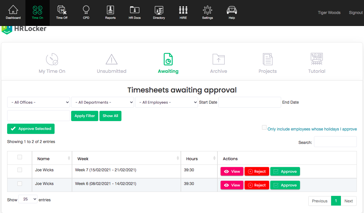 How to fill in timesheets to accrue TOIL