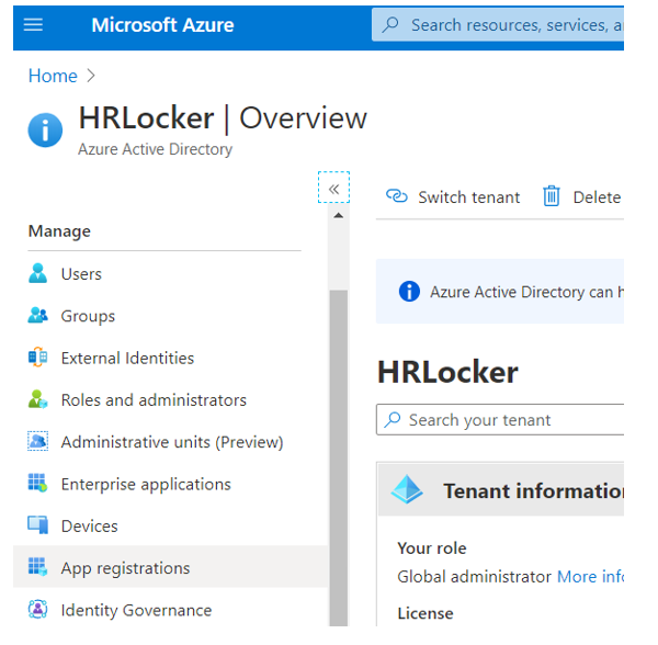 How to sync HRLocker with Microsoft 365 active directory