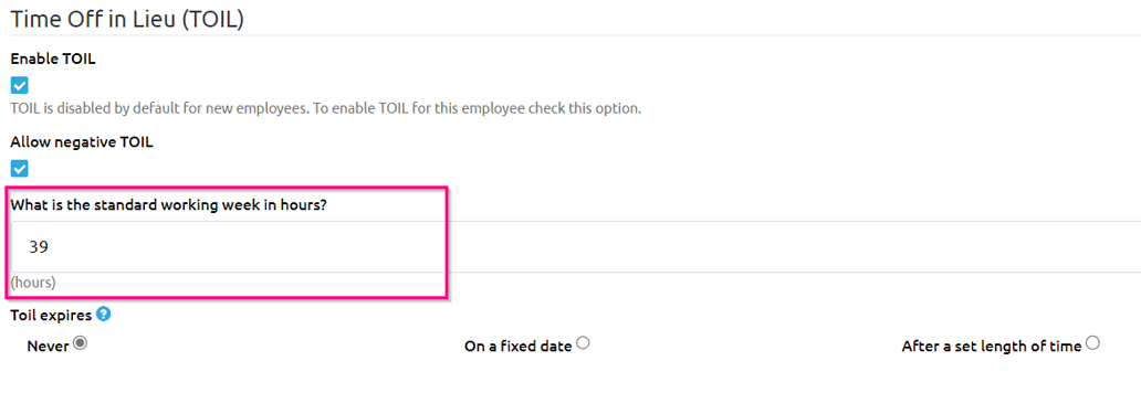 How to fill in timesheets to accrue TOIL
