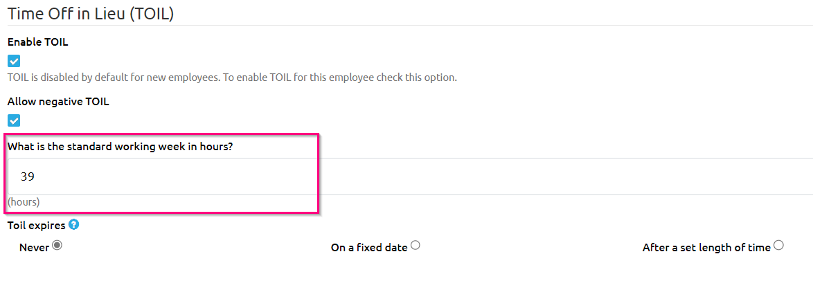 How to fill in timesheets to accrue TOIL