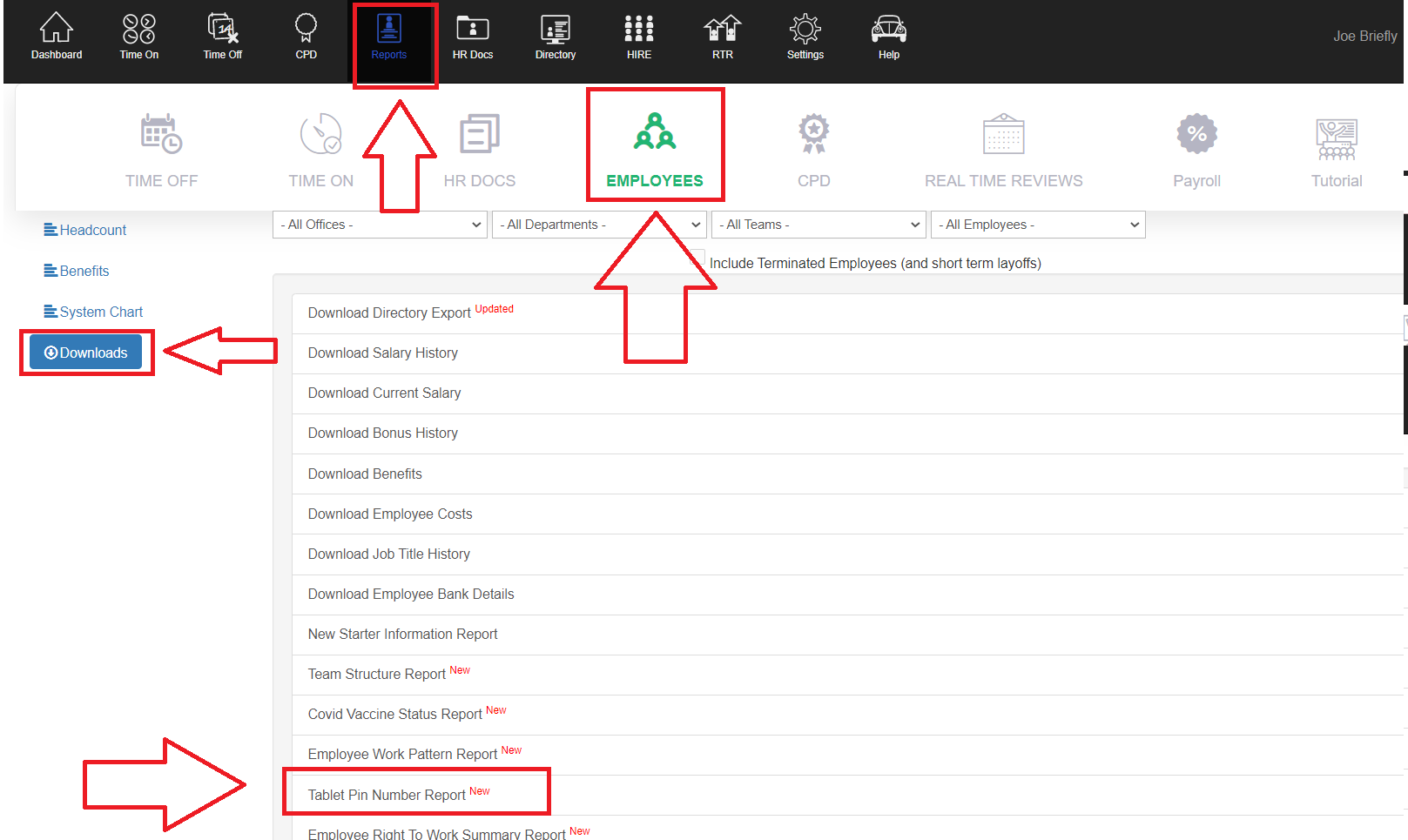 Clock-in Tablet - How to add and report on Employee PINs